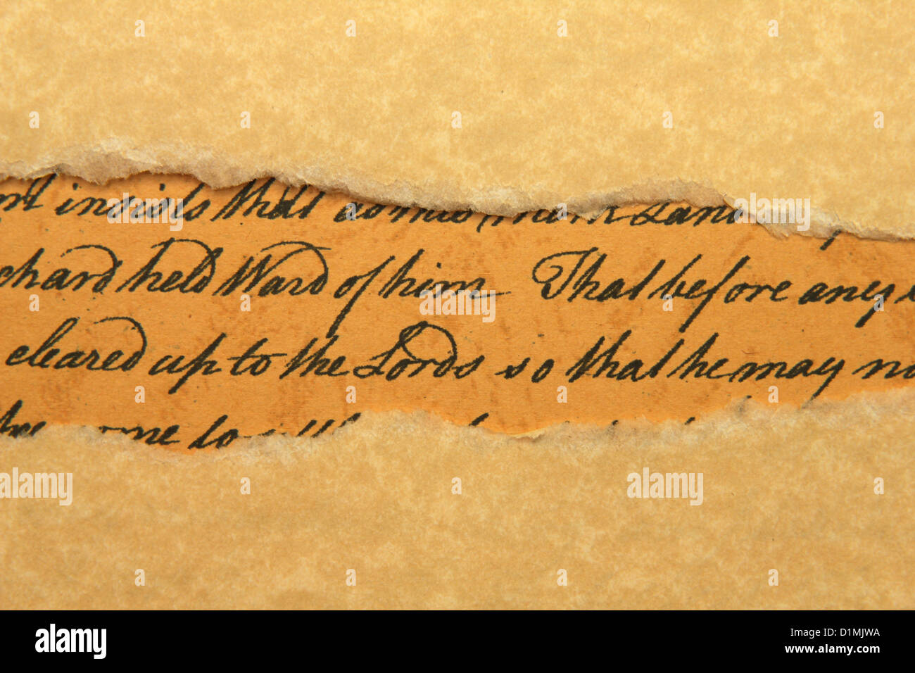 Old letter on grunge paper Stock Photo - Alamy