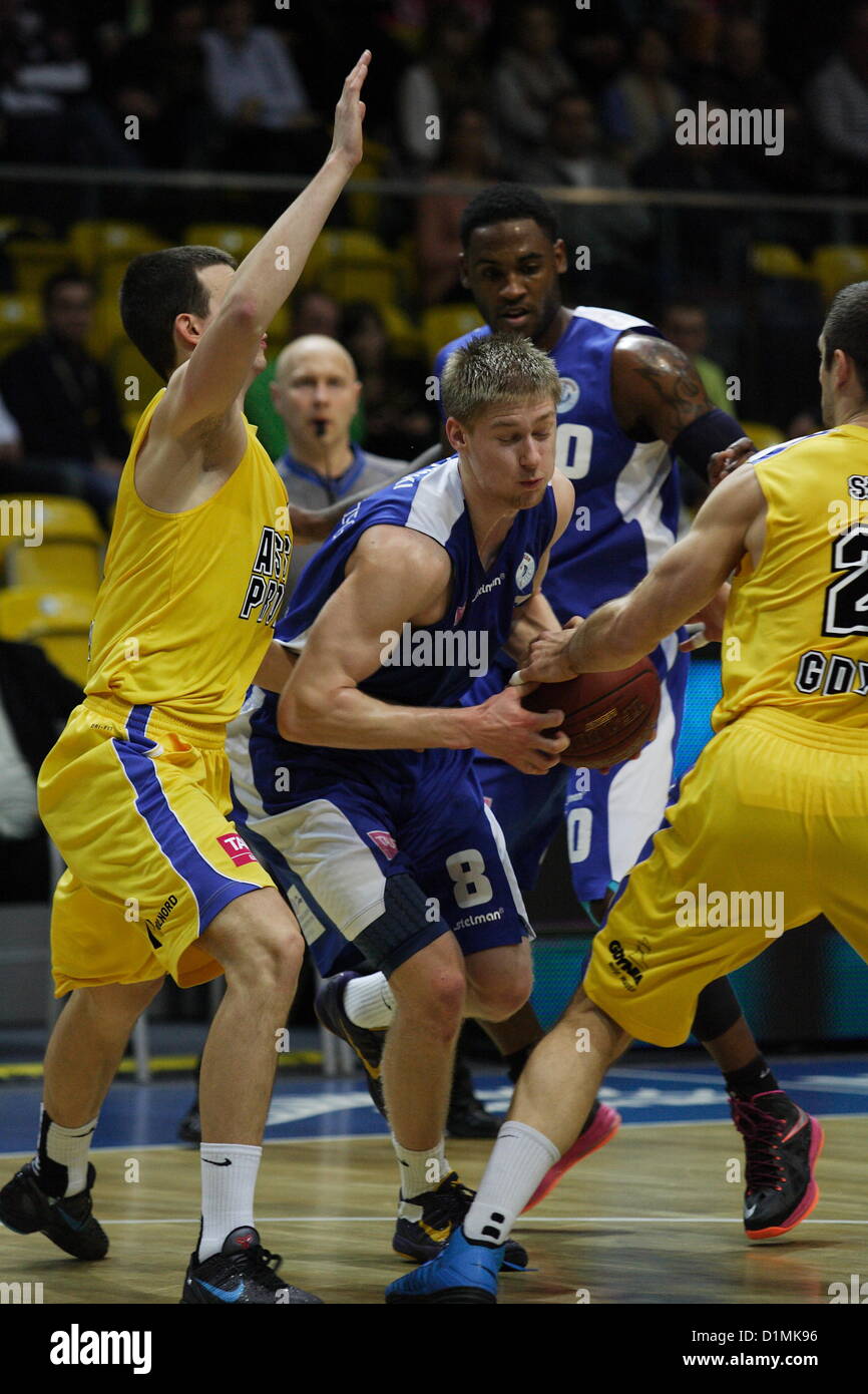 Gdynia, Poland 29th , December 2012 Polish basketball extraleague (TBL ...