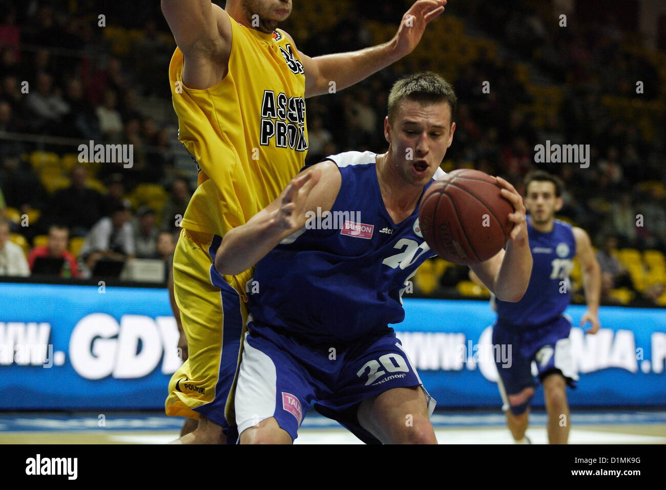 Gdynia, Poland 29th , December 2012 Polish basketball extraleague (TBL ...
