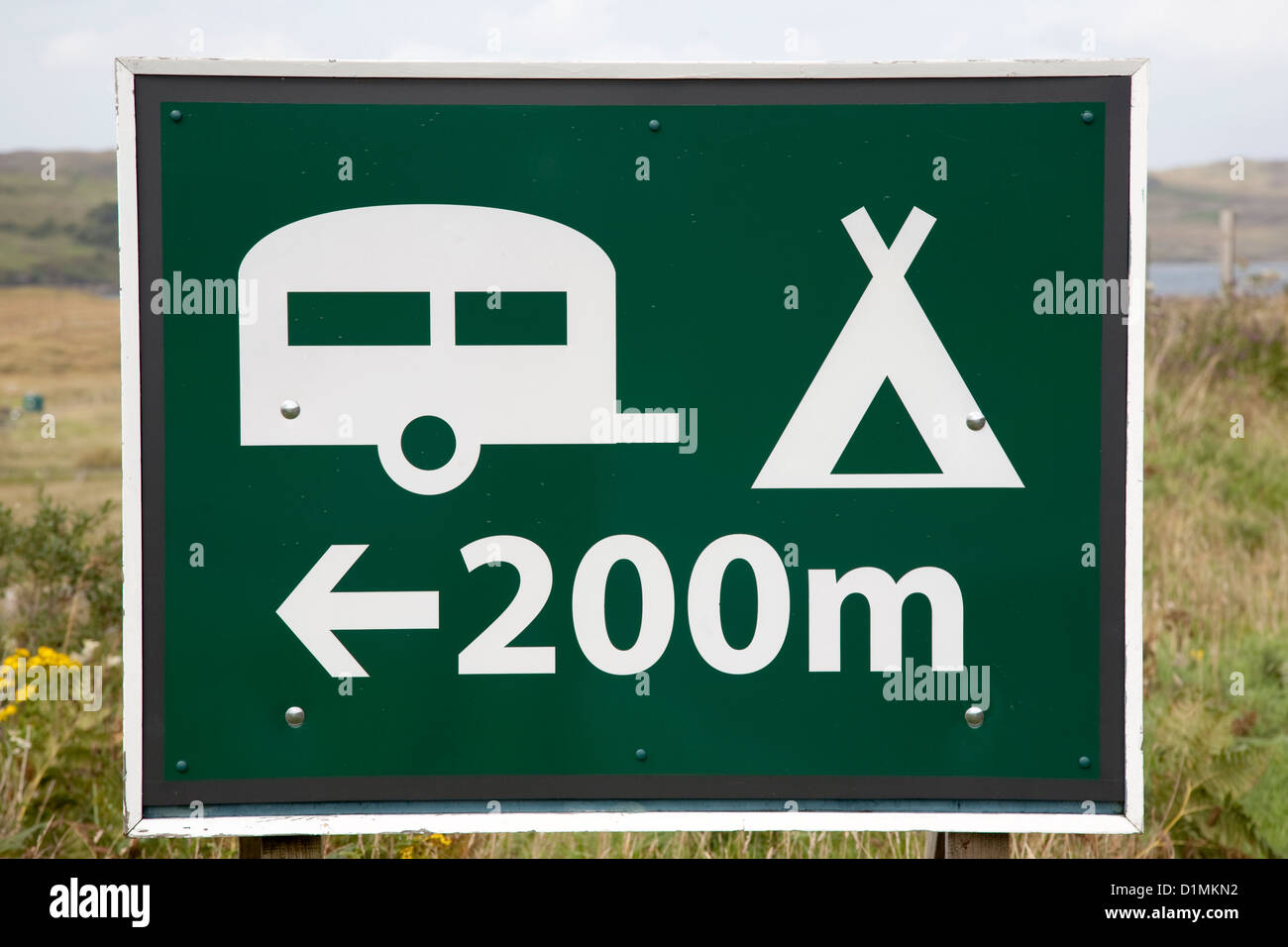 Caravan park sign hi-res stock photography and images - Alamy