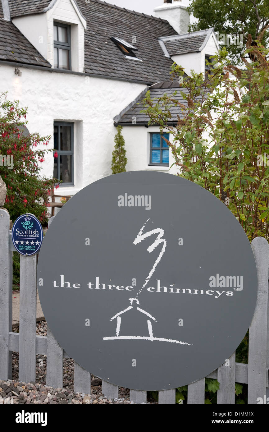 The Three Chimneys Restaurant, Isle of Skye, Scotland, UK Stock Photo ...