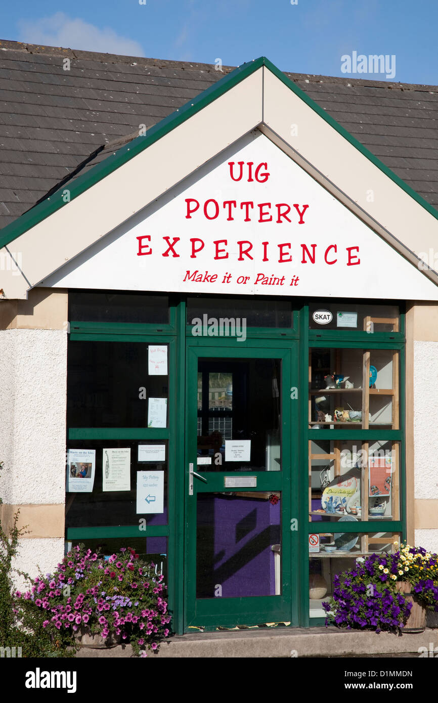 Uig Pottery Experience, Isle of Skye, Scotland, UK Stock Photo - Alamy