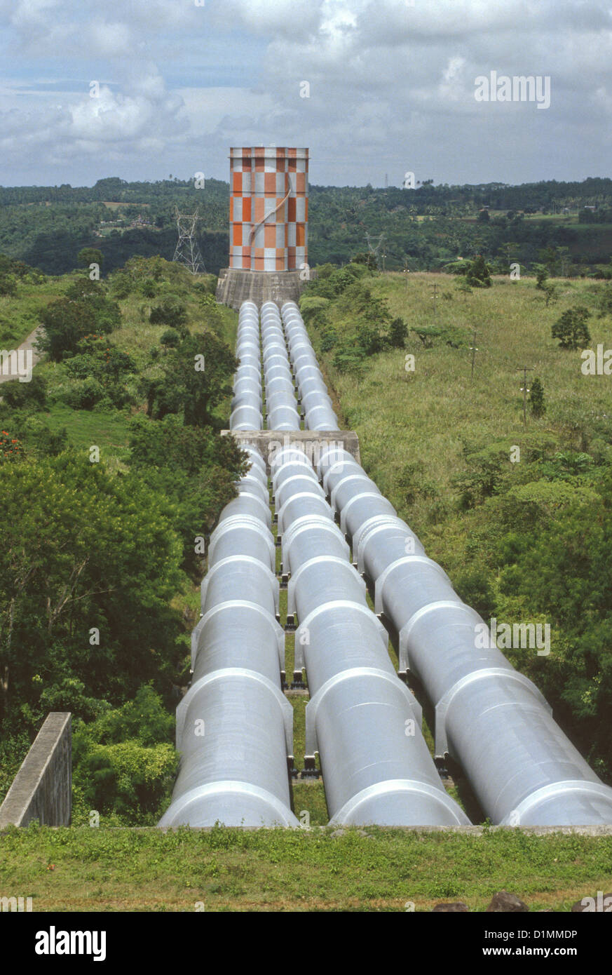 AGUS HIDRO-ELECTRIC POWER PLANT IN MINDANAO, PHILIPPINES Stock Photo ...