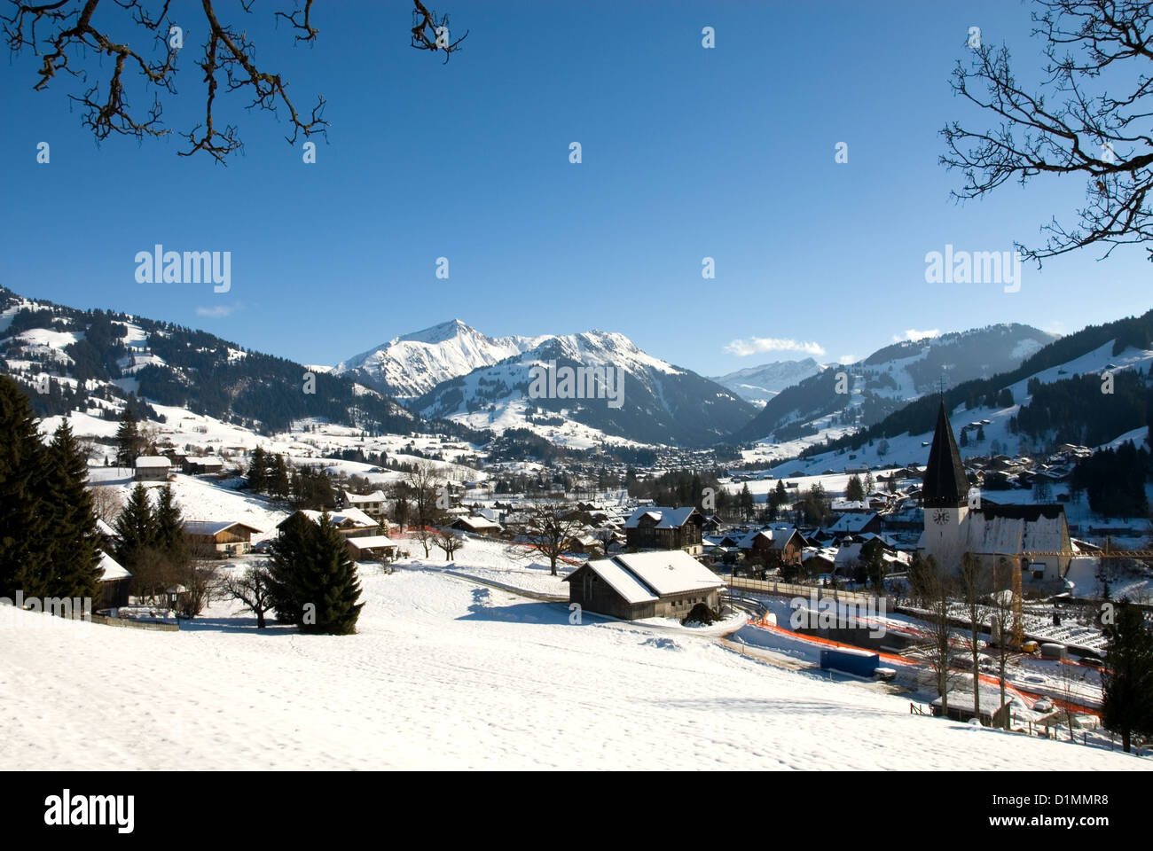 Gstaad winter hi-res stock photography and images - Alamy