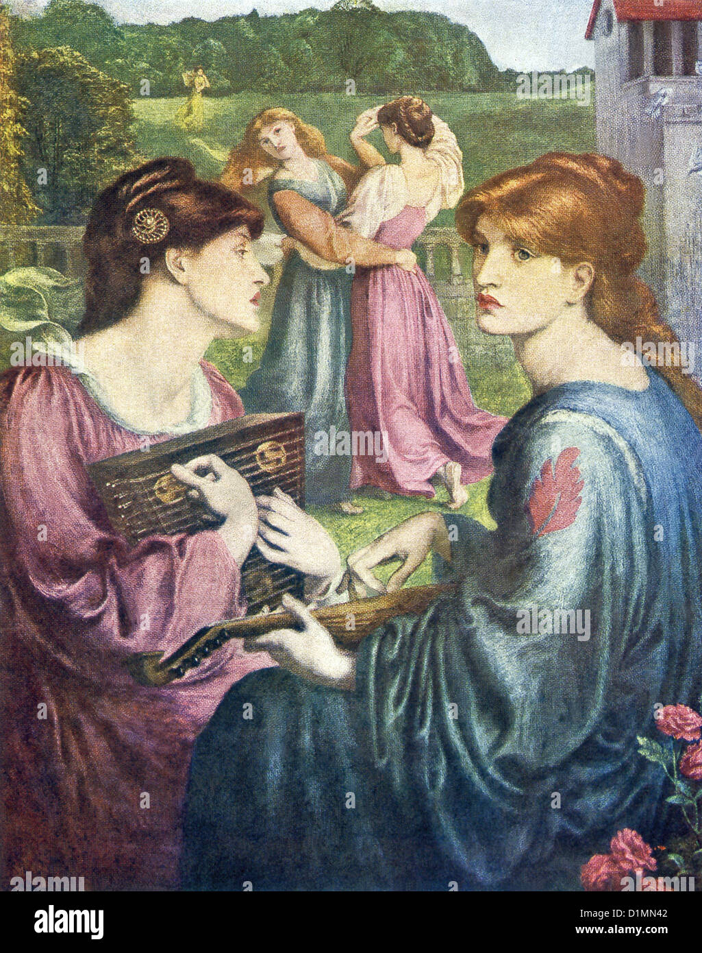 The bower meadow dante gabriel rossetti hi-res stock photography and ...