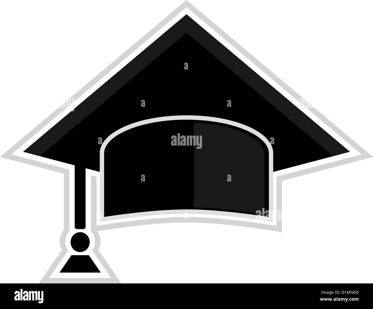 Graduation cap and diploma Black and White Stock Photos & Images - Alamy