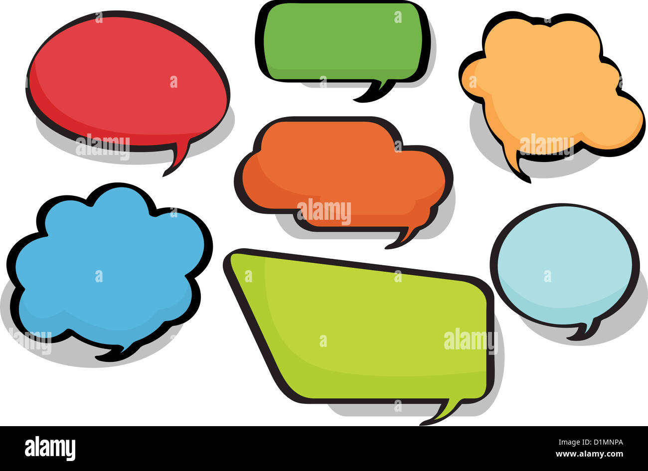 Cartoon speak hi-res stock photography and images - Alamy