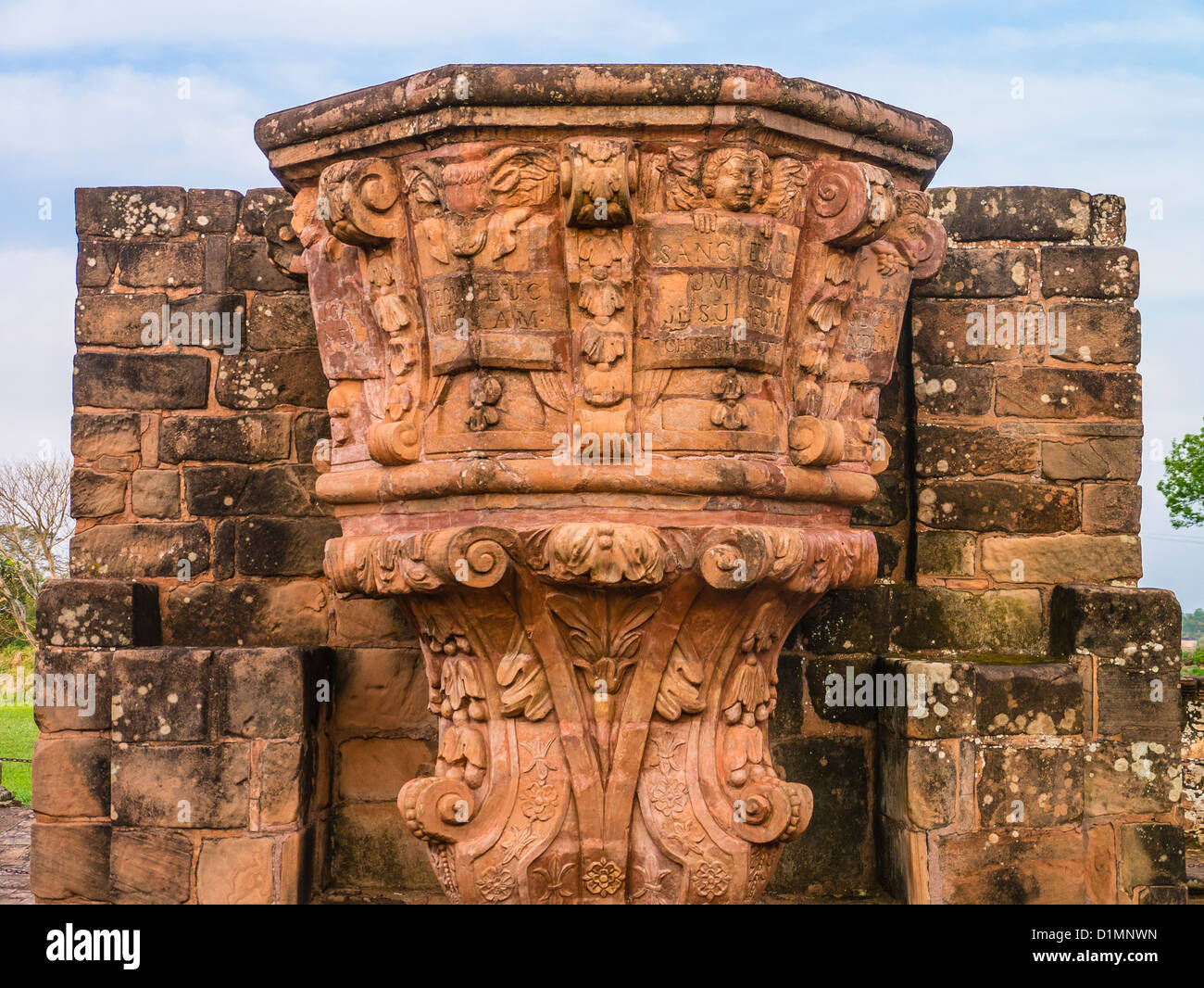 The ruins of the Trinidad Jesuit mission, La Santísima Trinidad de ...