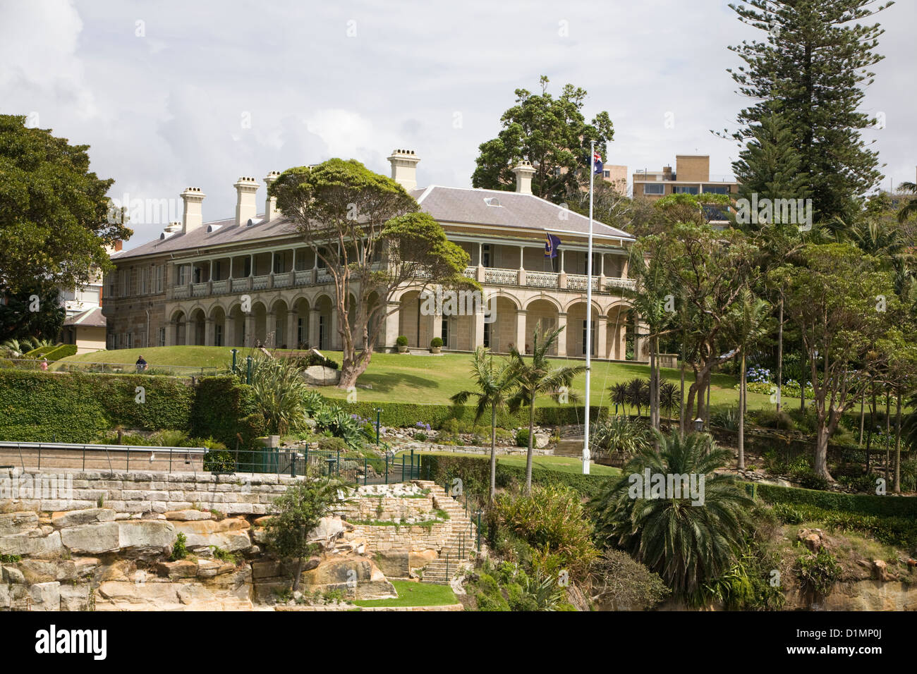 kirribilli house viewed from the harbour,sydney Stock Photo: 52702066 ...
