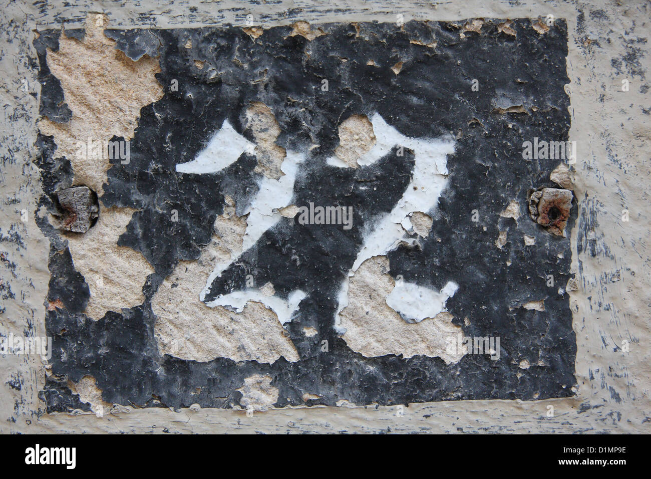 House number 22 sign hi-res stock photography and images - Alamy