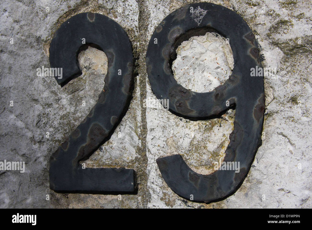 House number 29 sign hi-res stock photography and images - Alamy