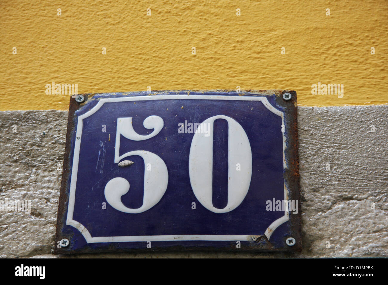 House number 50 sign hi-res stock photography and images - Alamy