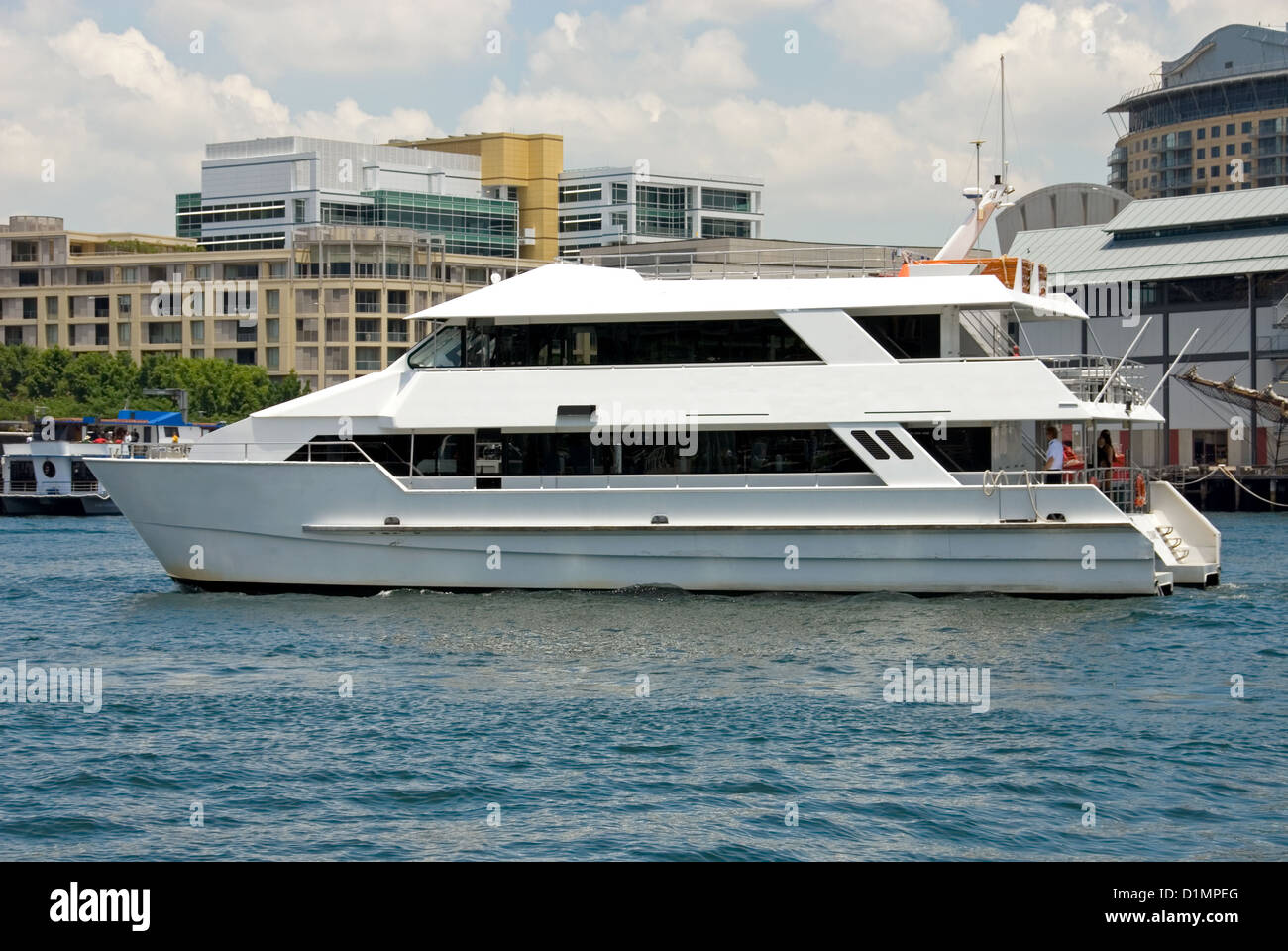 A luxury passenger ferry on Sydney Harbour, Australia Stock Photo - Alamy