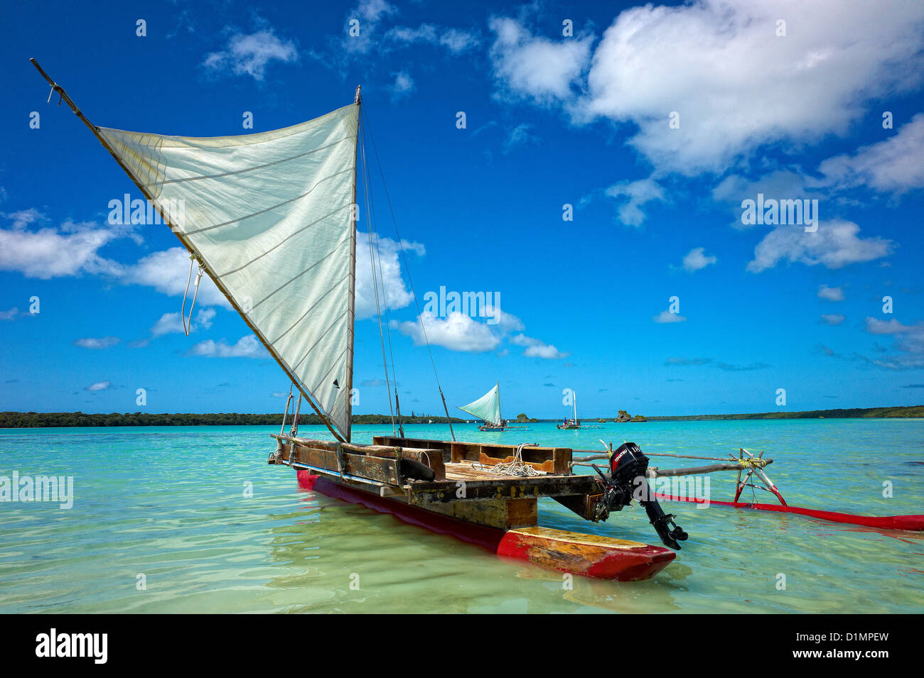 Sail canoe hi-res stock photography and images - Alamy