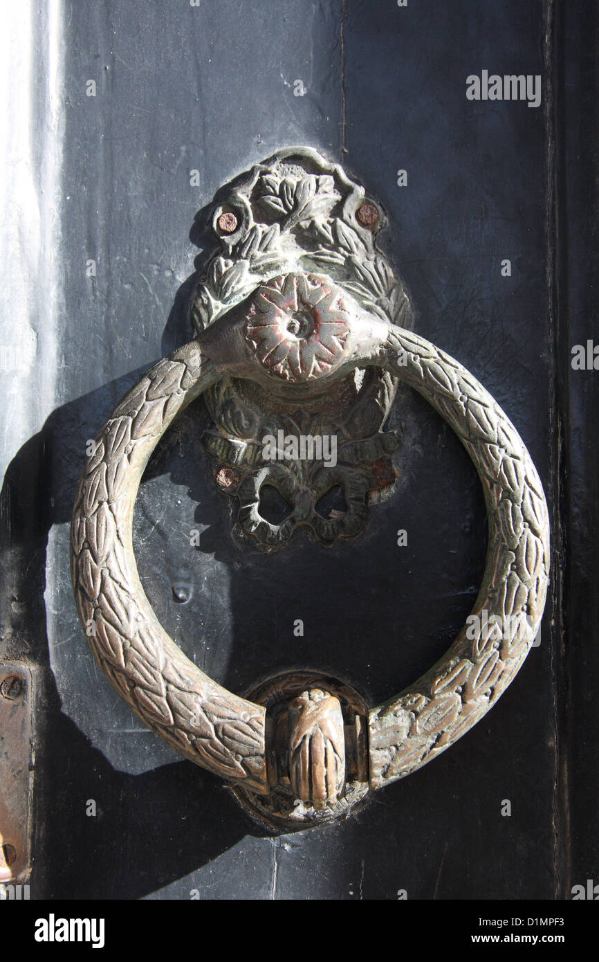 Ancient Door Knocker Stock Photo - Alamy