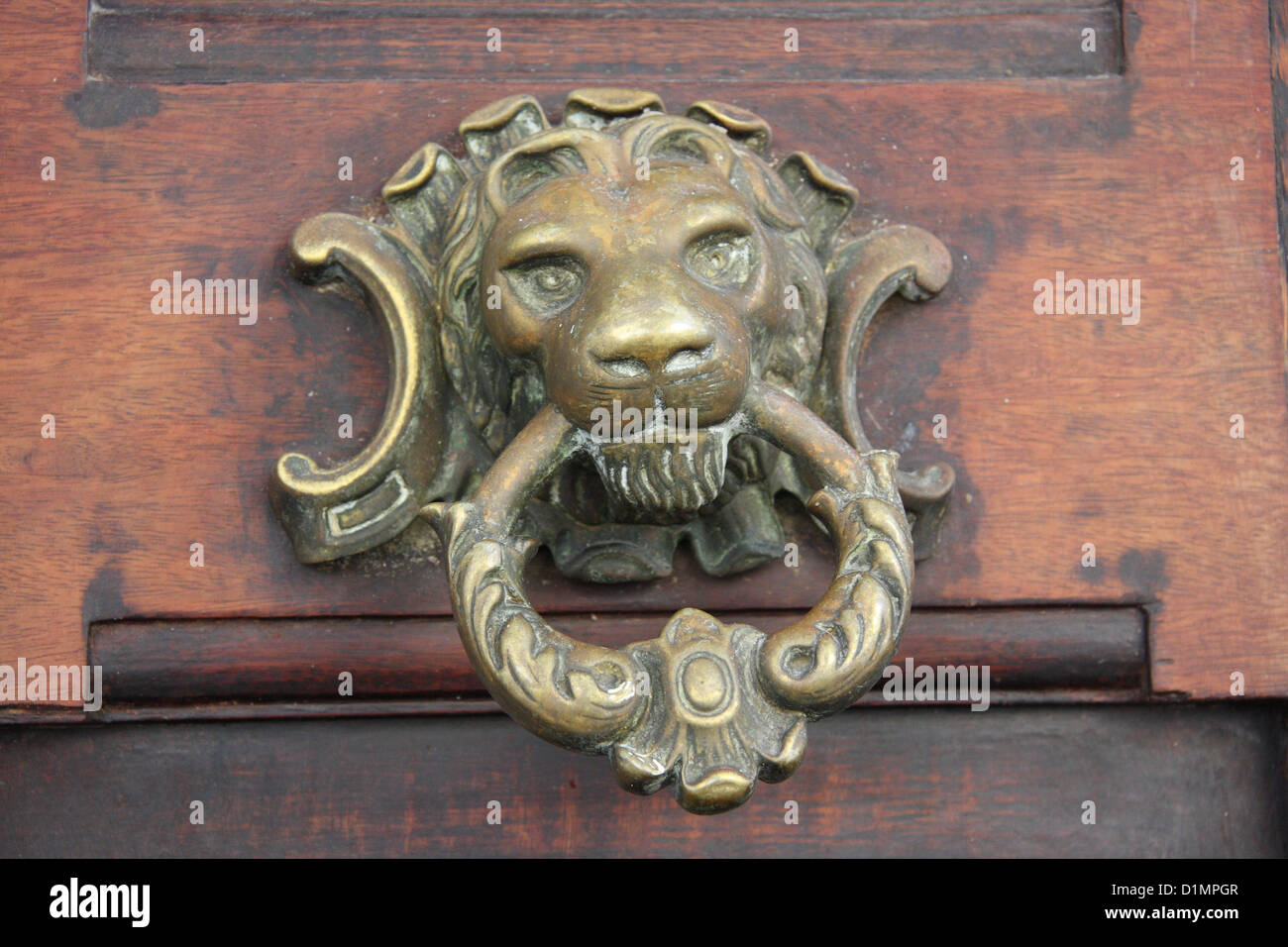 Ancient Door Knocker Stock Photo - Alamy
