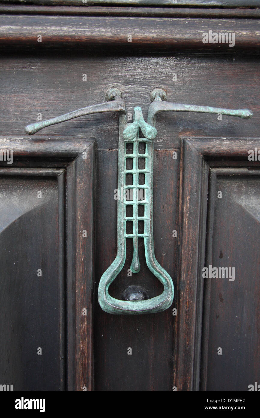 Ancient Door Knocker Stock Photo - Alamy