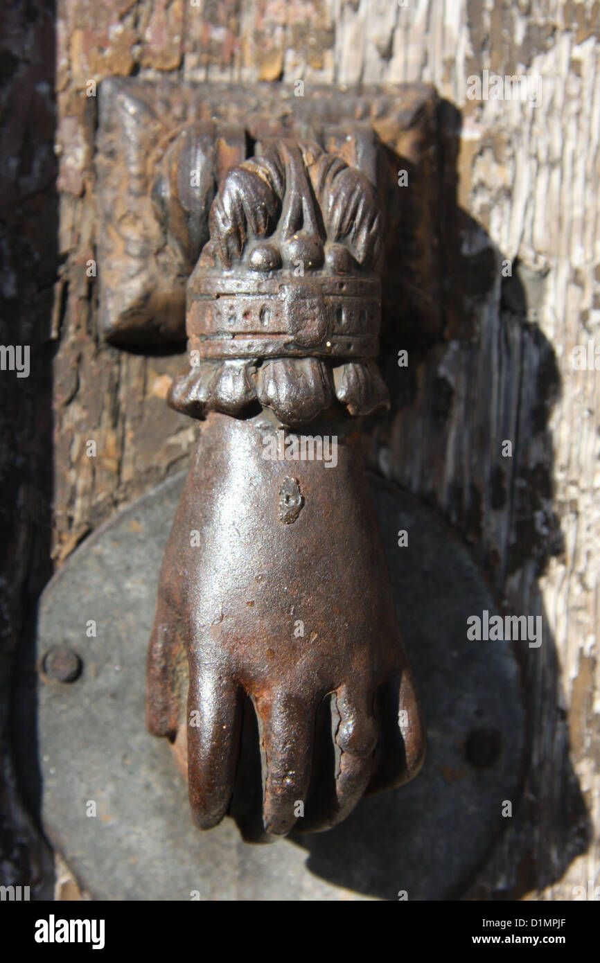 Ancient Door Knocker Stock Photo - Alamy