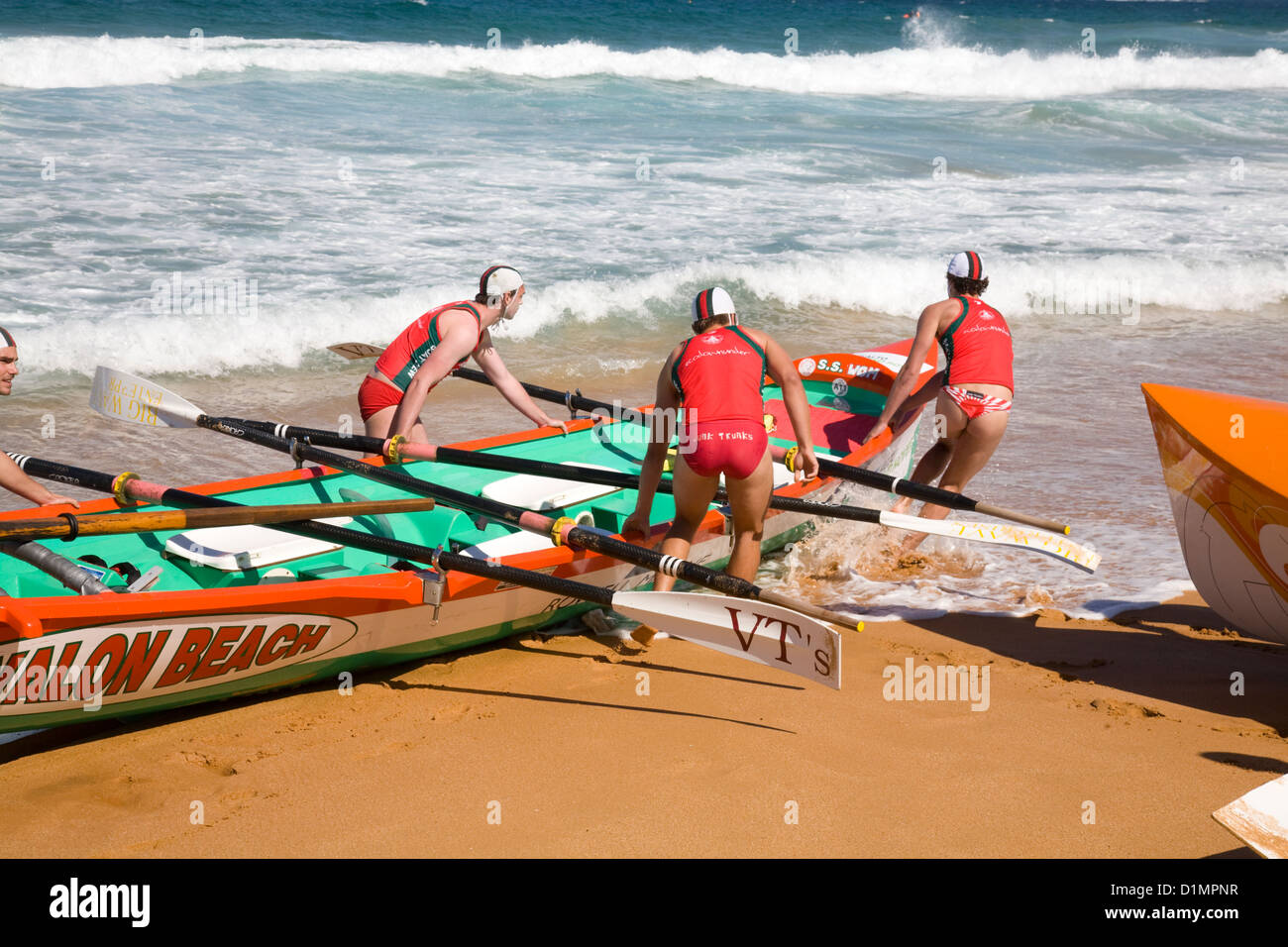 avalon beach traditional surf rescue boat used primarily for ...