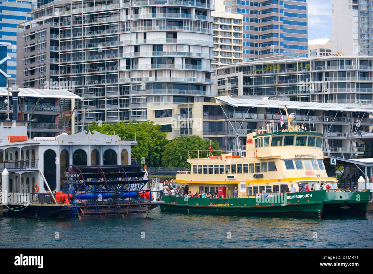 Sydney ferry MV Scarborough a first fleet class ferry at Darling ...