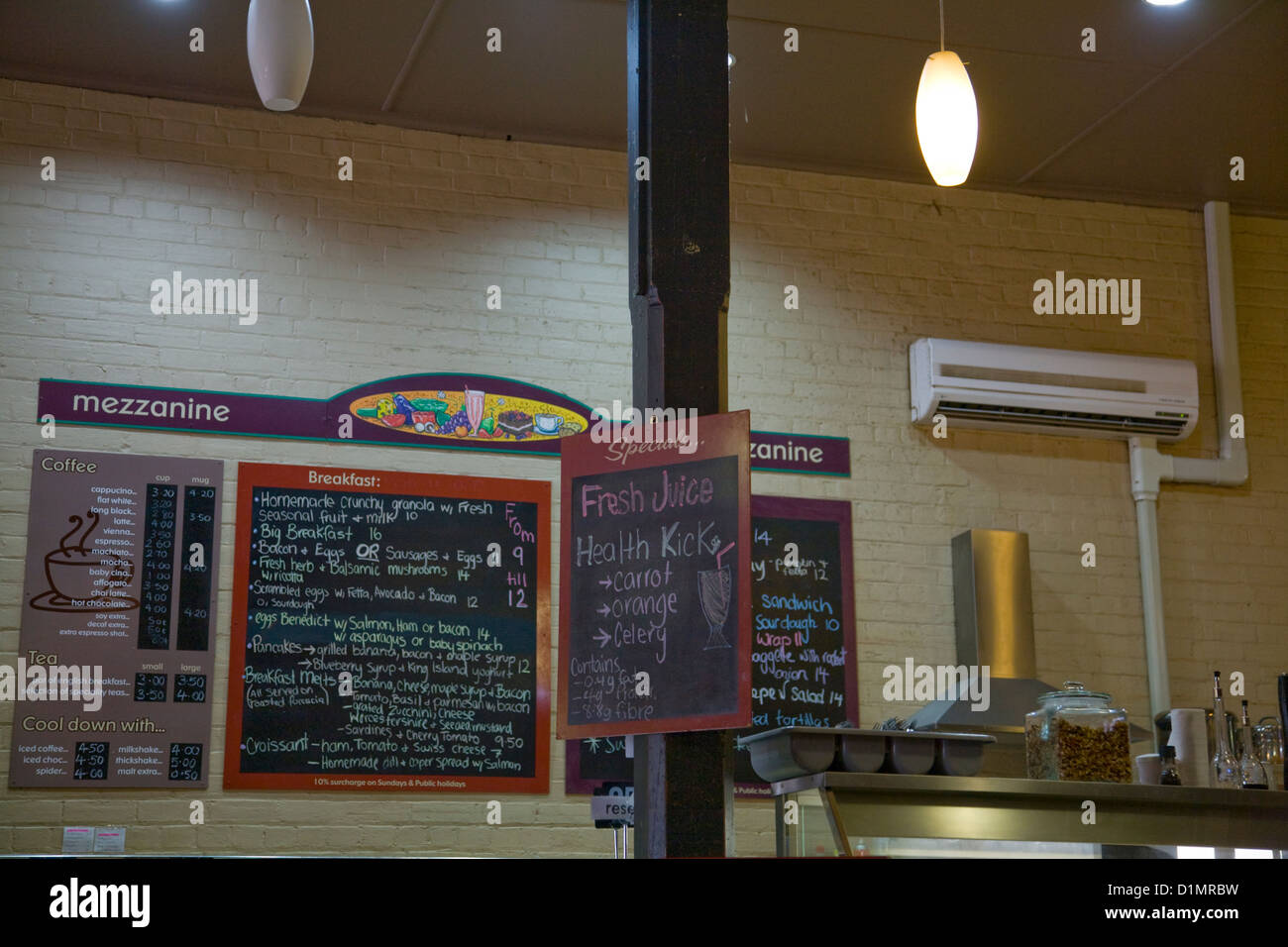 Australian menu hi-res stock photography and images - Alamy