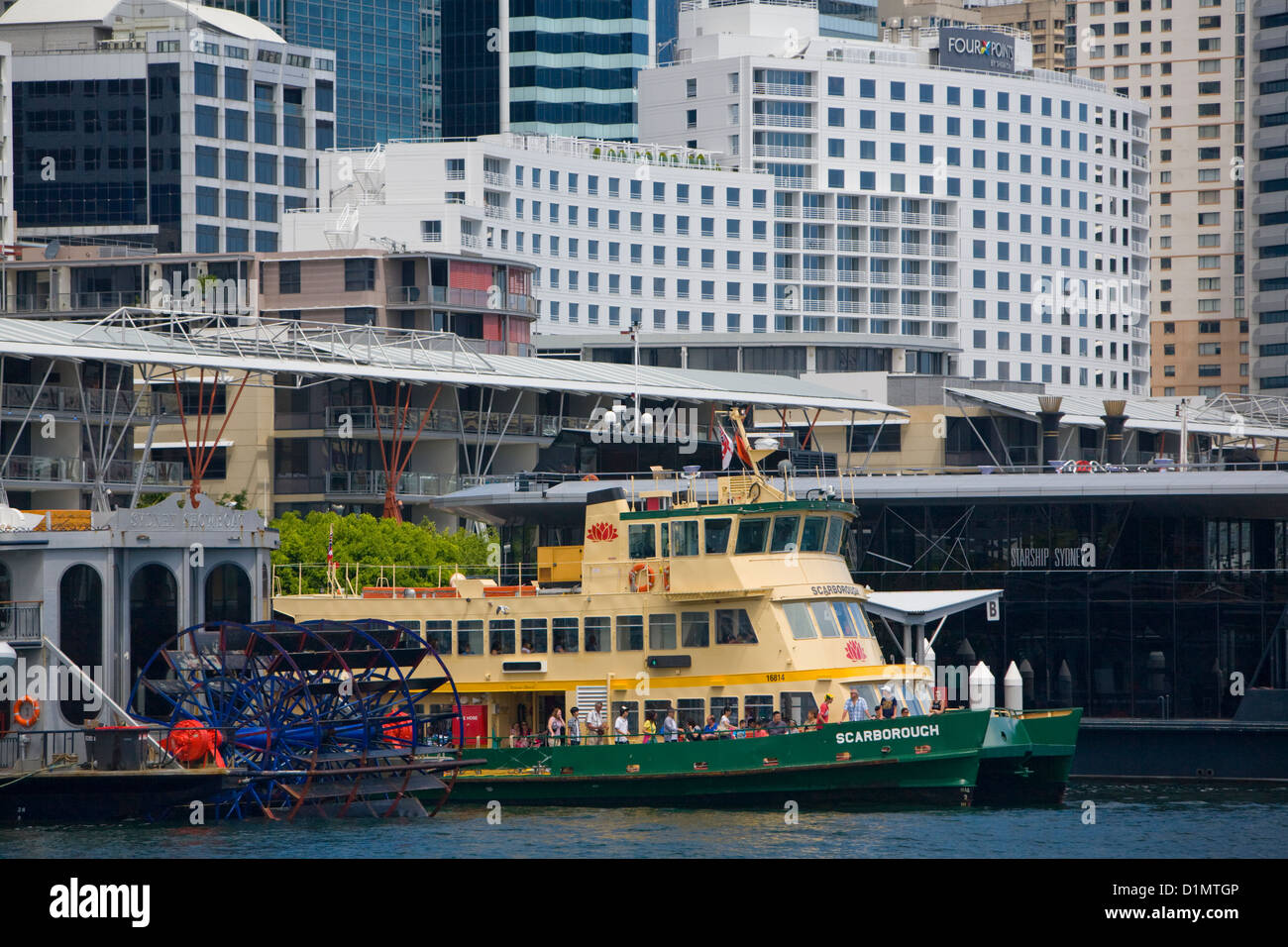 Sydney ferry MV Scarborough a first fleet class ferry at Darling ...