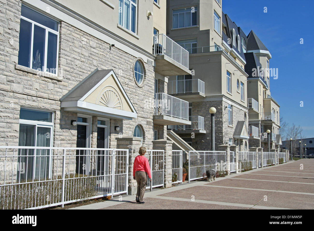 Toronto waterfront apartment building Stock Photo - Alamy