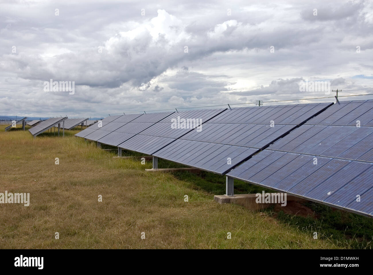 A bank of solar panels Stock Photo - Alamy