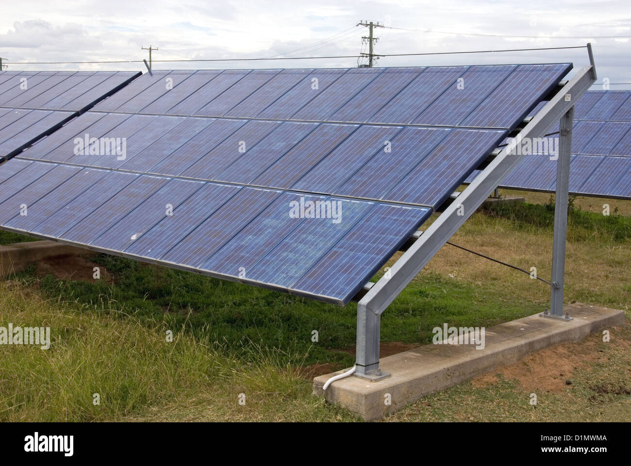 A bank of solar panels Stock Photo - Alamy