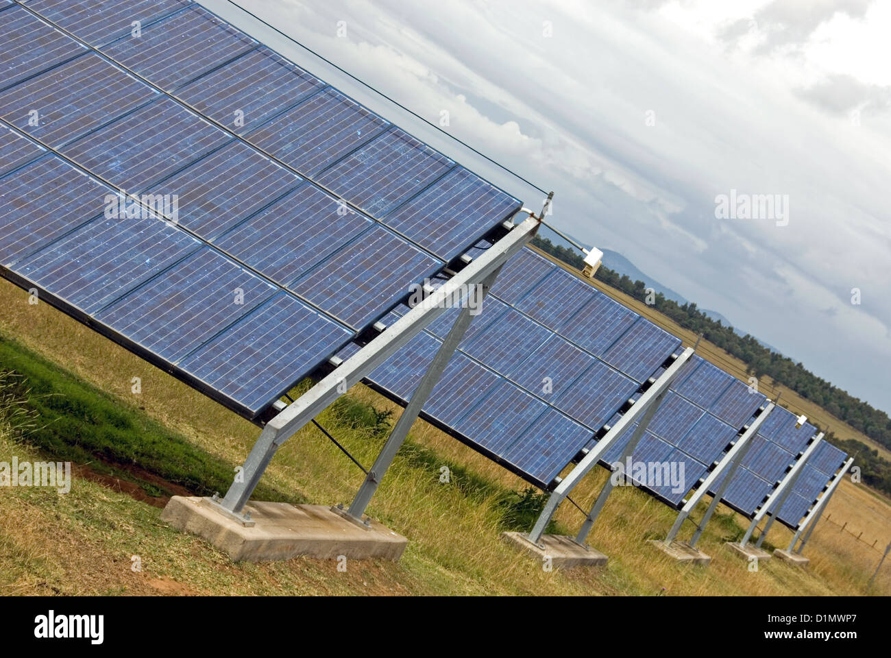 A bank of solar panels Stock Photo - Alamy
