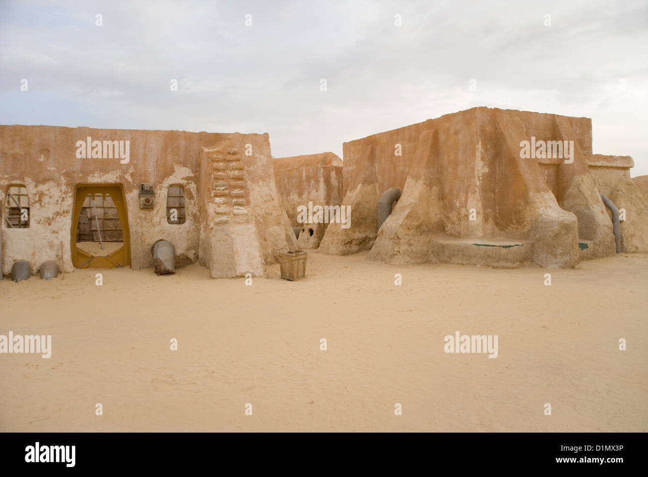 Film set in the Sahara desert near Tozeur in central Tunisia used in a ...