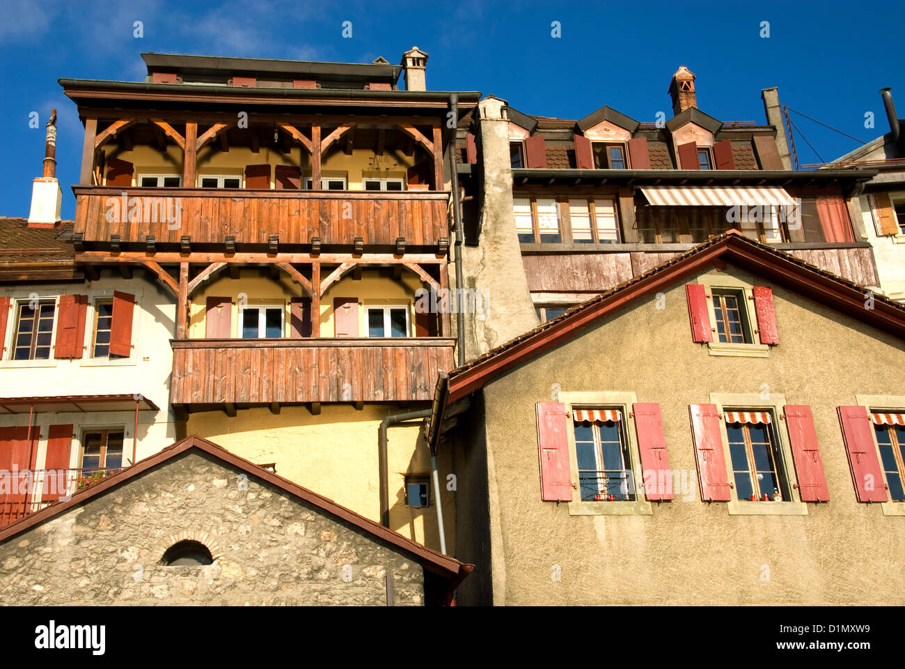 Colorful stacked houses hi-res stock photography and images - Alamy