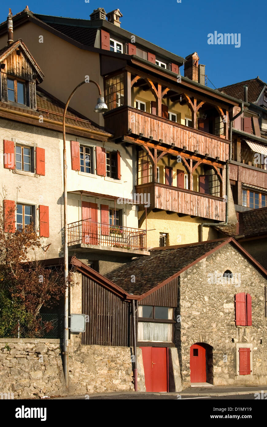 Colorful stacked houses hi-res stock photography and images - Alamy