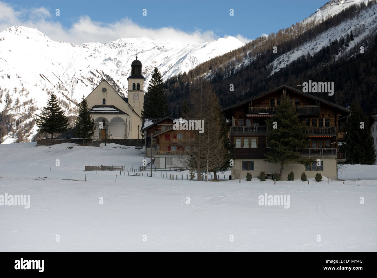Alpine Scene, Switzerland Stock Photo - Alamy