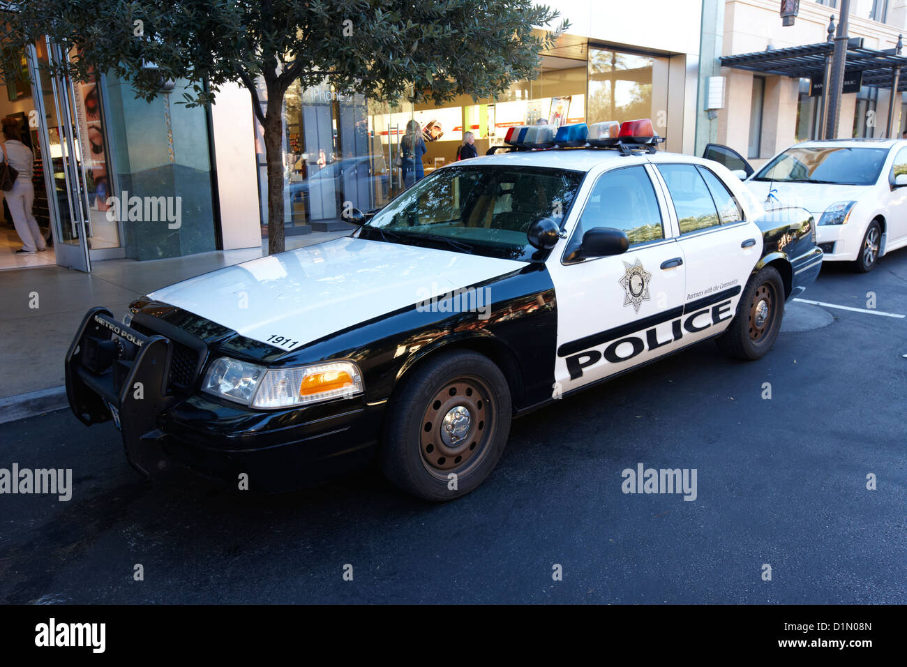 Metro Metropolitan Police Squad Patrol Police Car Las Vegas Nevada Usa