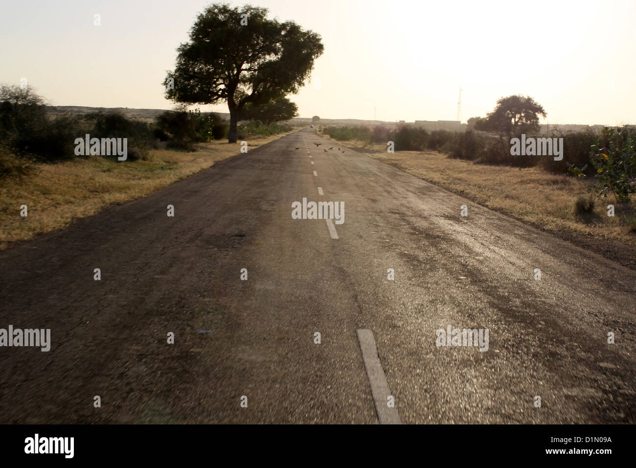 Empty road with no vehicles hi-res stock photography and images - Alamy