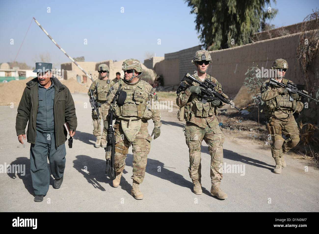 A security force team member for Provincial Reconstruction Team (PRT ...