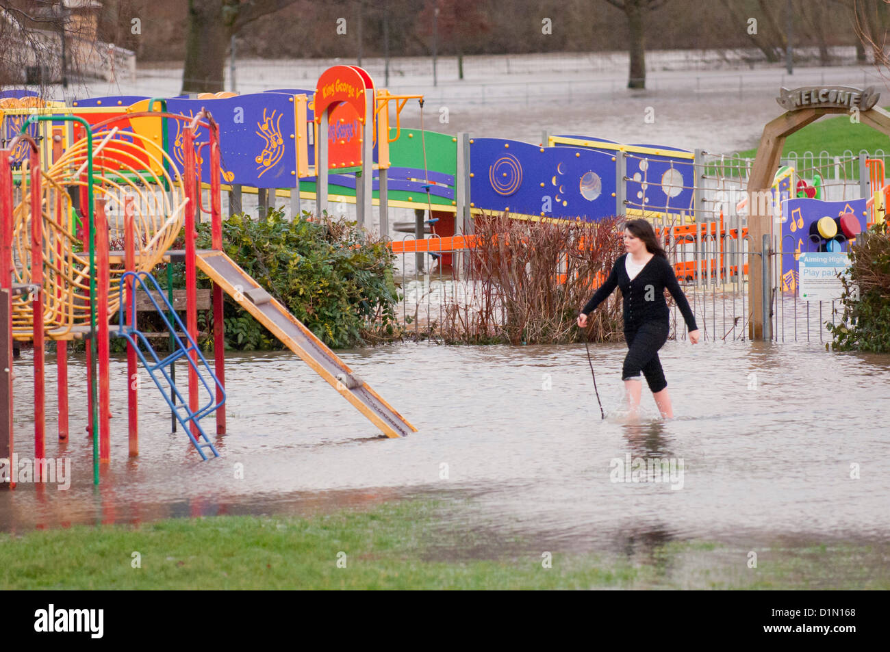 Flooded playground hi-res stock photography and images - Alamy
