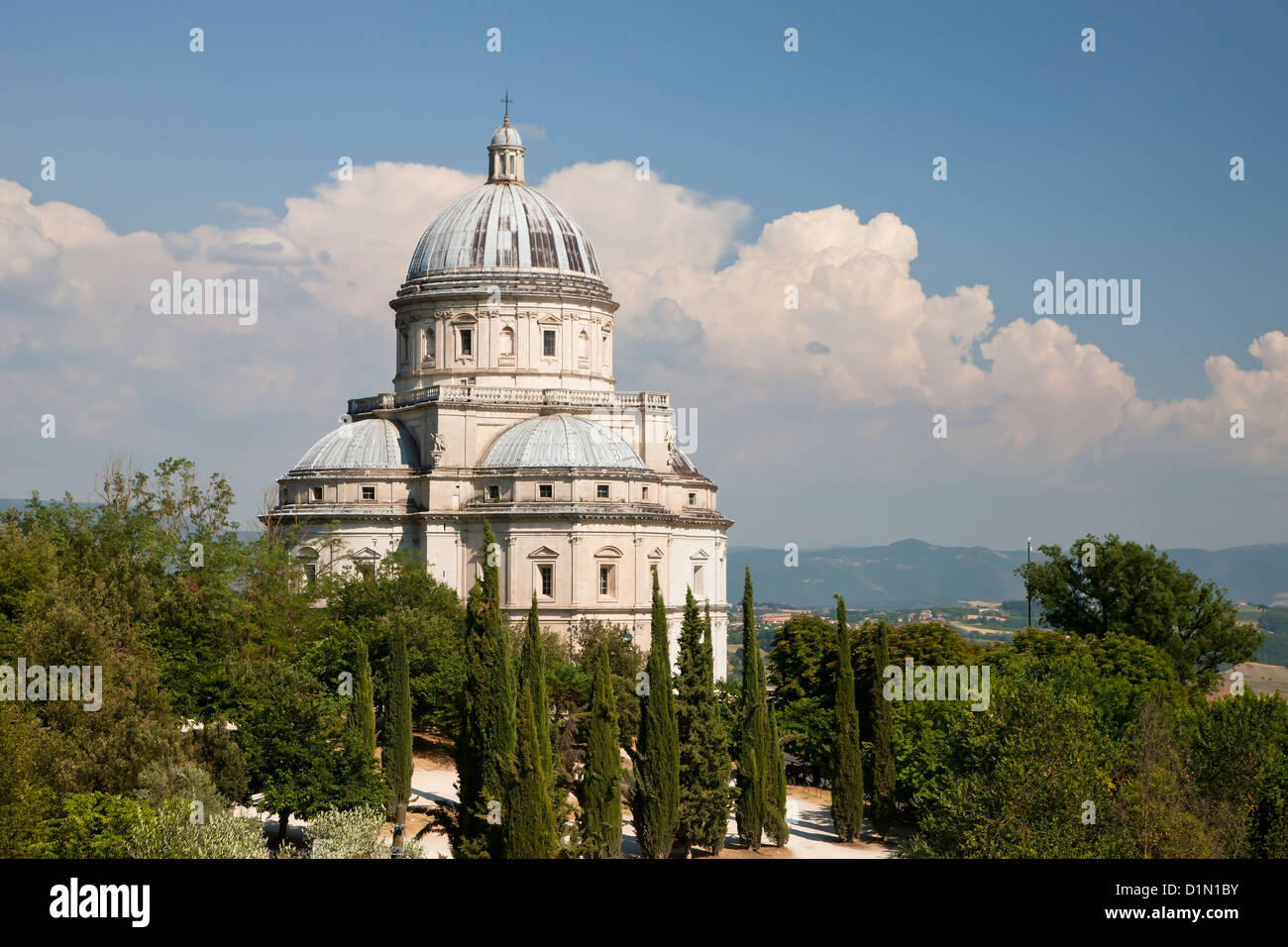 The Santa Maria della Consolazione church in Todi Italy Stock Photo - Alamy