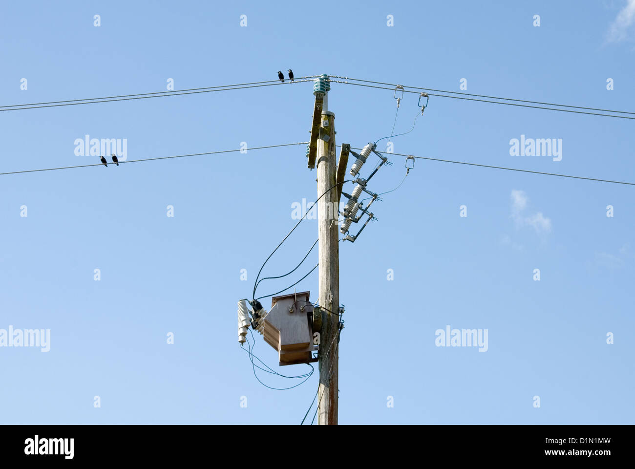 Power pole transformer hi-res stock photography and images - Alamy