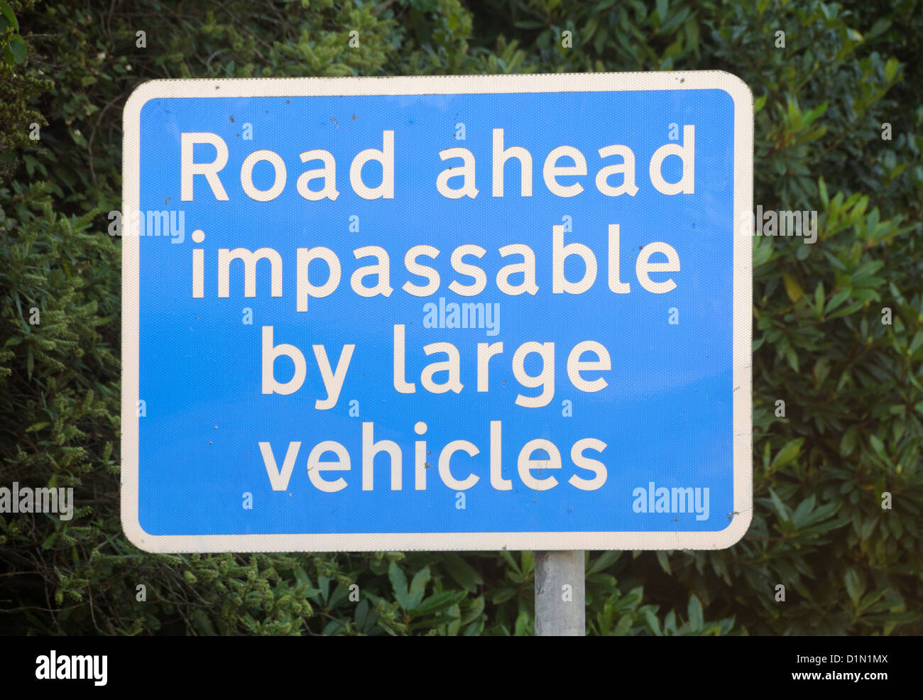 Impassable road sign hi-res stock photography and images - Alamy