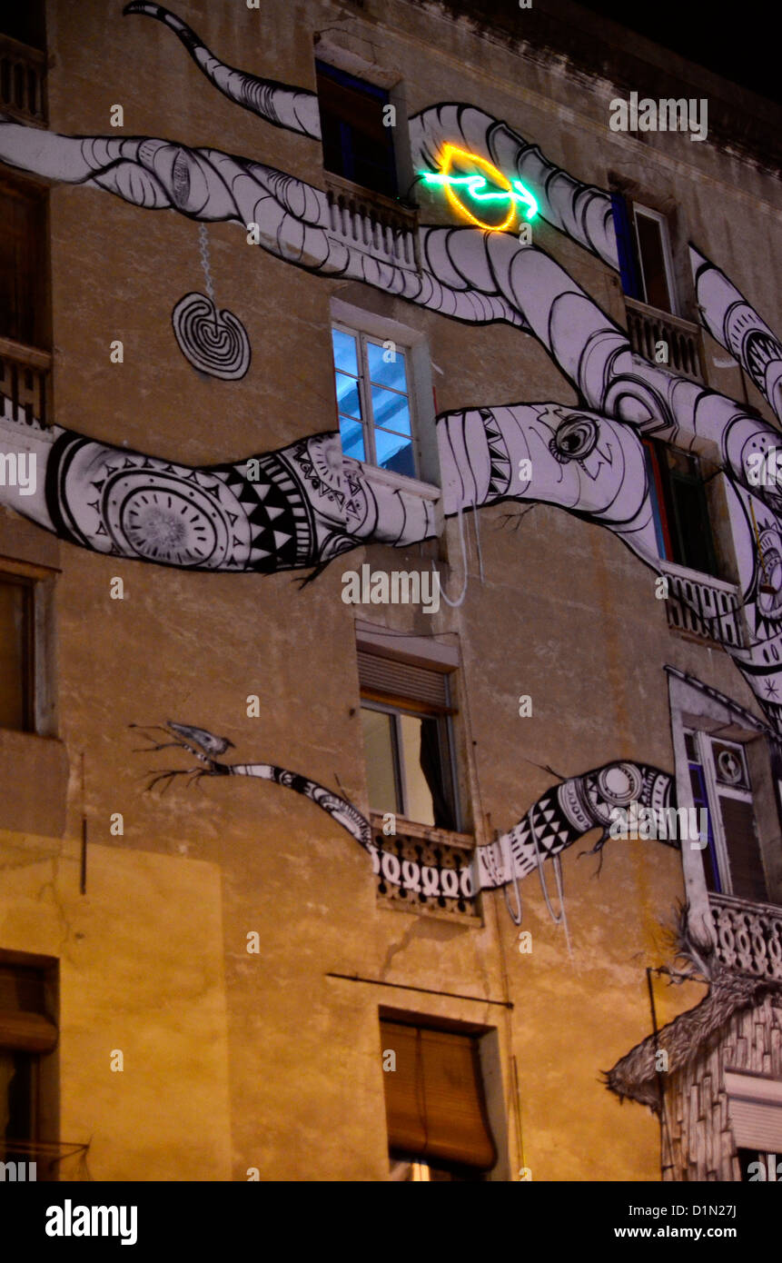 Street art in Sant Antoni neighborhood, the new hipster area in ...