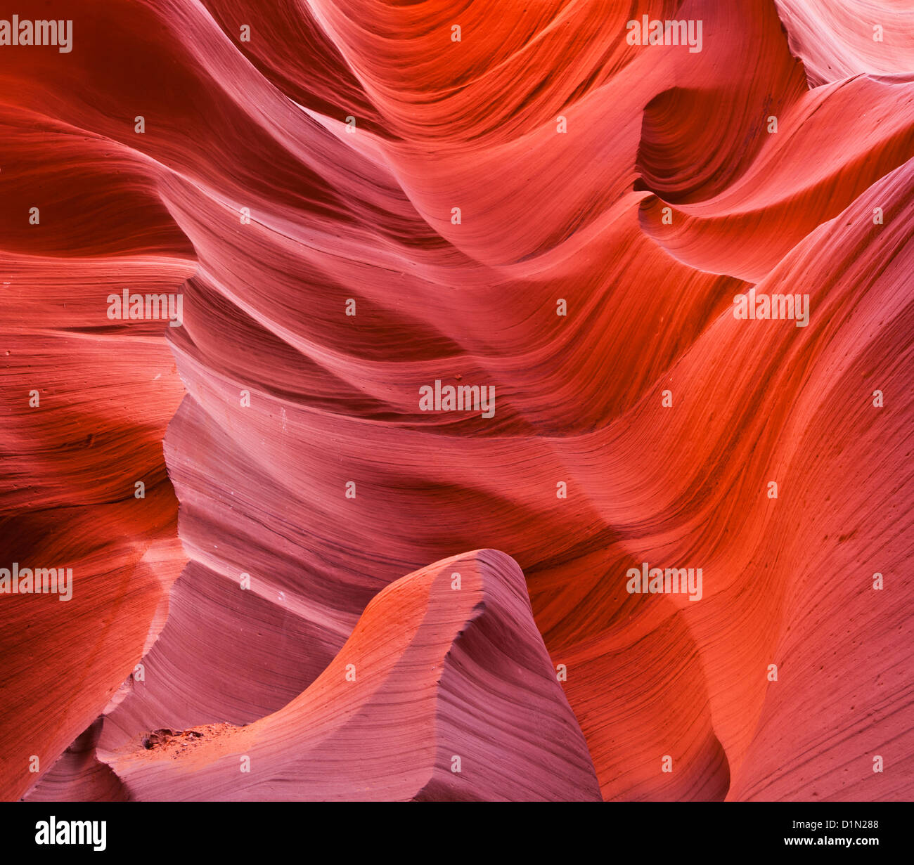 Swirls of eroded rock and Sandstone Rock Formations, Lower Antelope ...