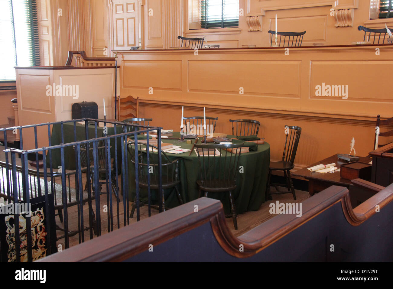 Independence Hall, interior views Stock Photo - Alamy