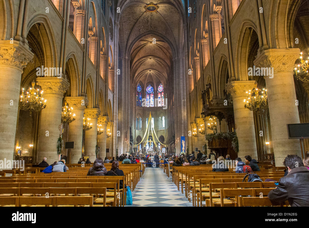 Inside Catholic Cathedral