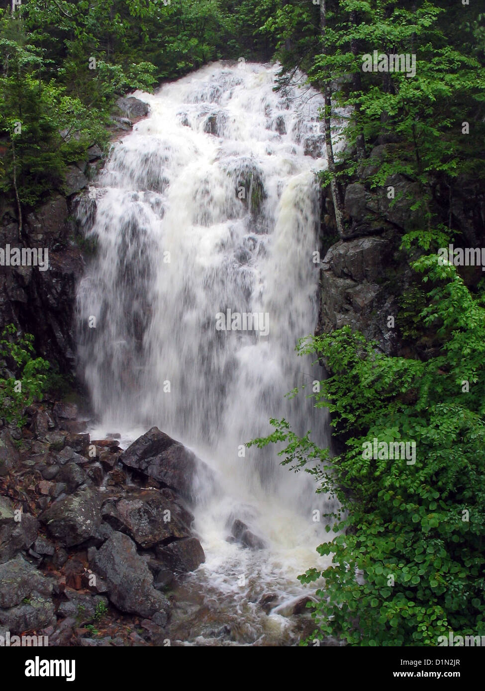 Acadia National Park Summer - Waterfall Stock Photo - Alamy