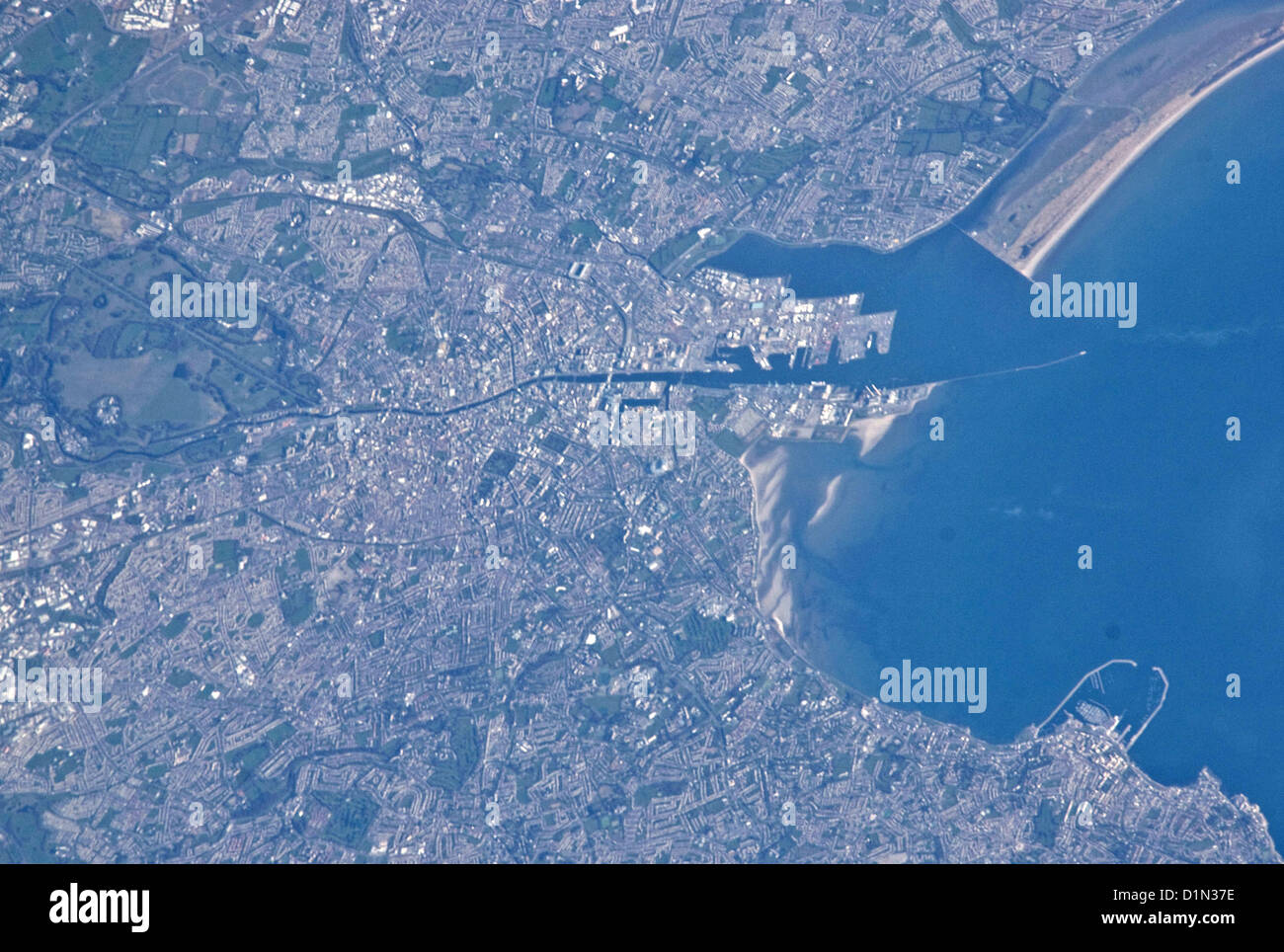 Aerial view of dublin hi-res stock photography and images - Alamy