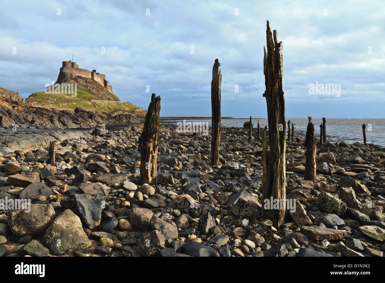 Lindisfarne Castle, Holy Island, Northumberland, England Stock Photo ...