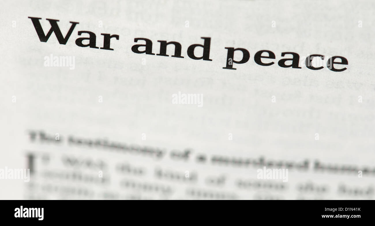 No war text peace hi-res stock photography and images - Alamy