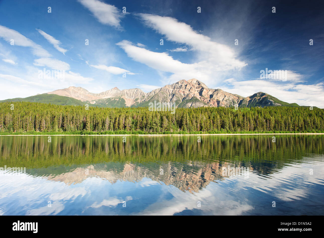 Patricia Lake, Jasper national park, Canada Stock Photo - Alamy